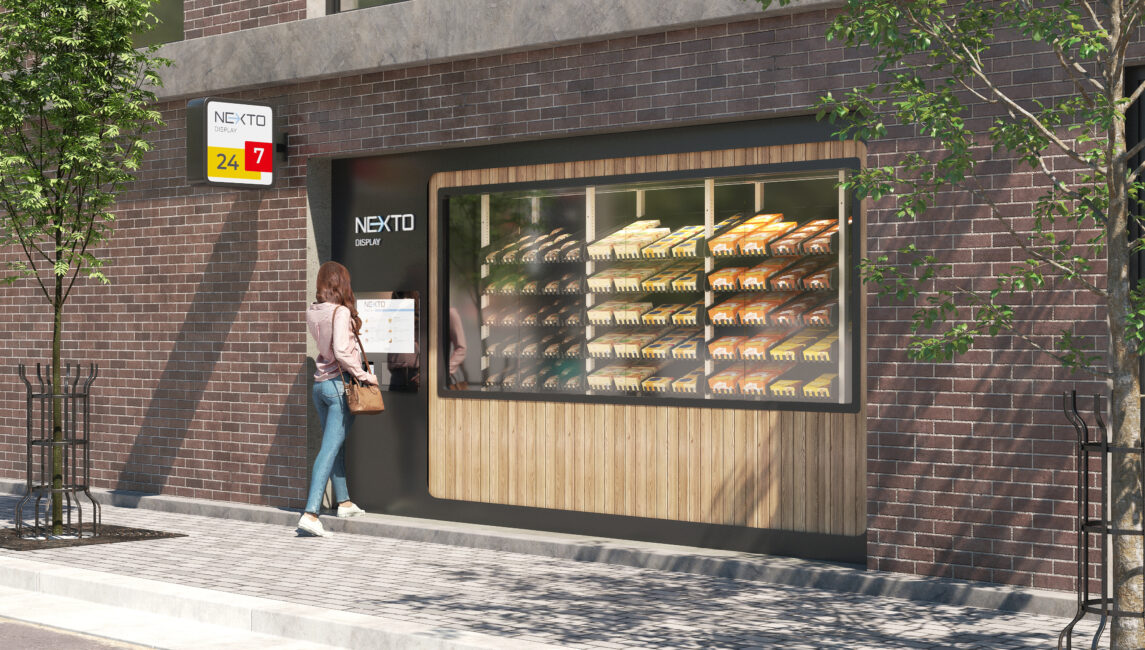 Samoobsługowa witryna NEXTO Display - HemiTech